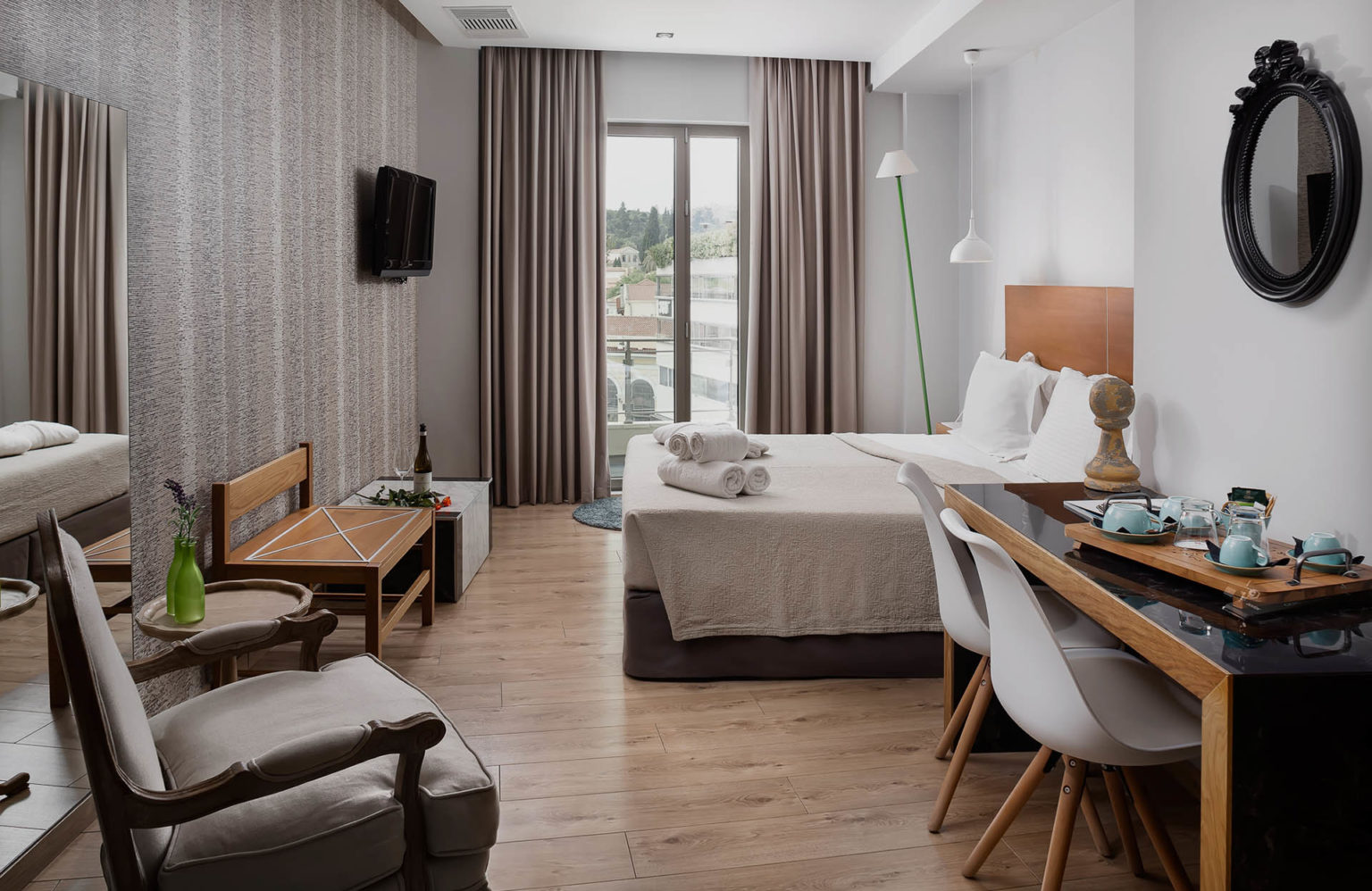 Deluxe Double Room with Acropolis View - Athens stay Acropolis view