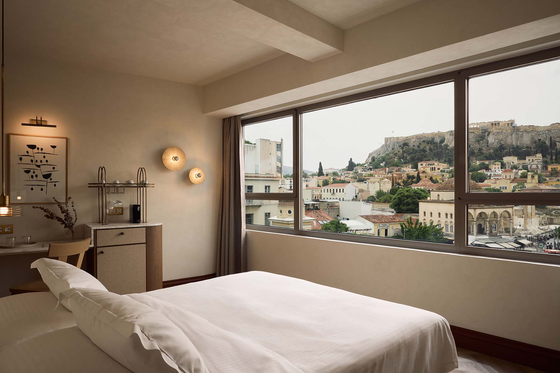 Deluxe Double Room with Acropolis View - Athens stay Acropolis view